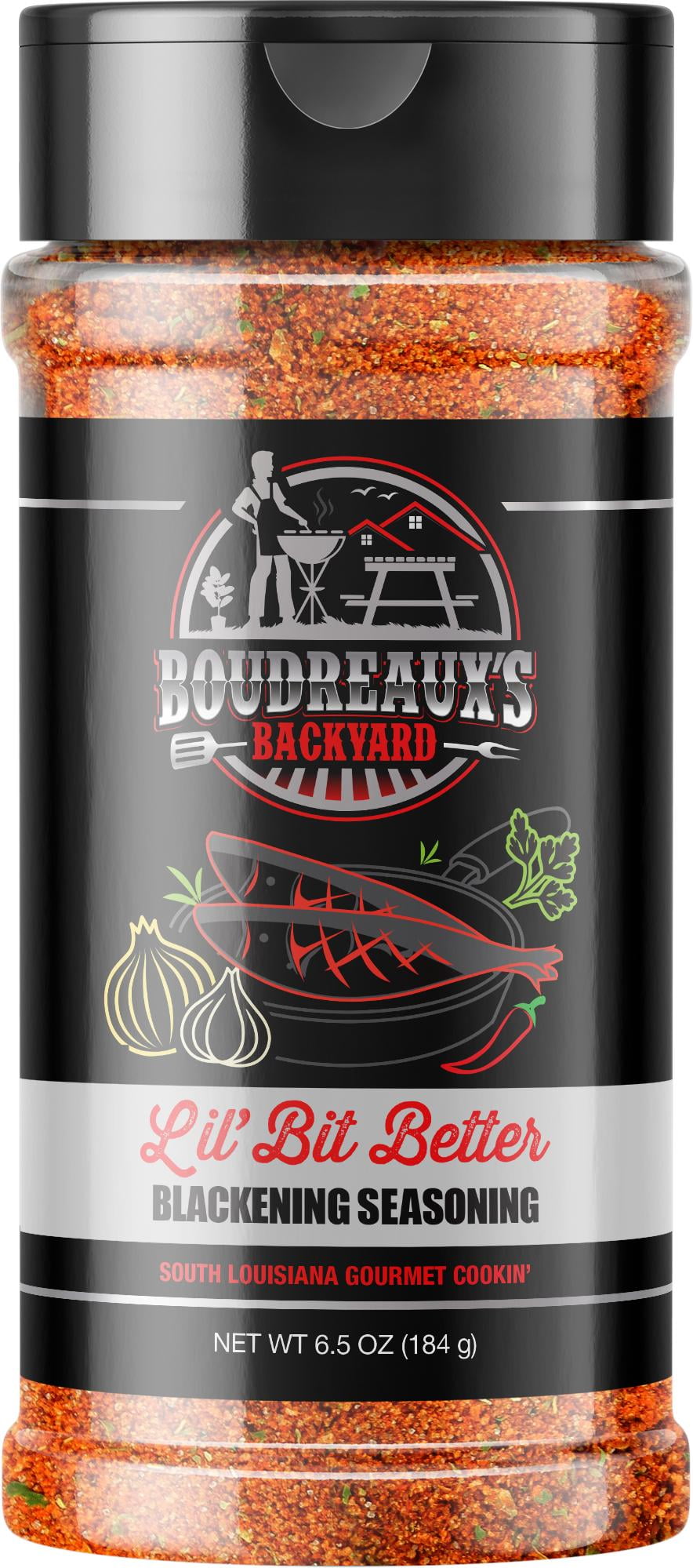 Boudreaux's Backyard Lil' Bit Better Blackening Seasoning - Walmart.com