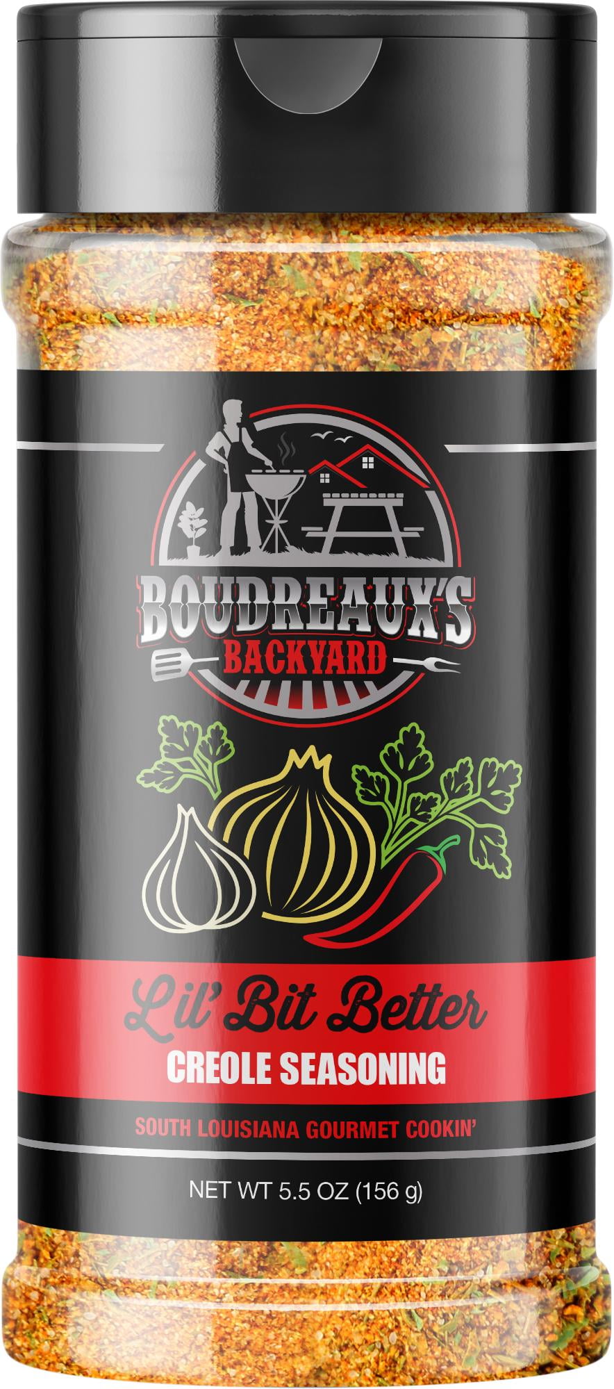 Boudreaux's Backyard Lil' Bit Better Creole Seasoning - Walmart.com