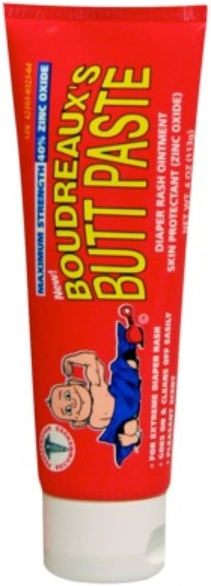 Boudreaux's Maximum Strength Butt Paste Ointment 4 oz (Pack of 6 ...