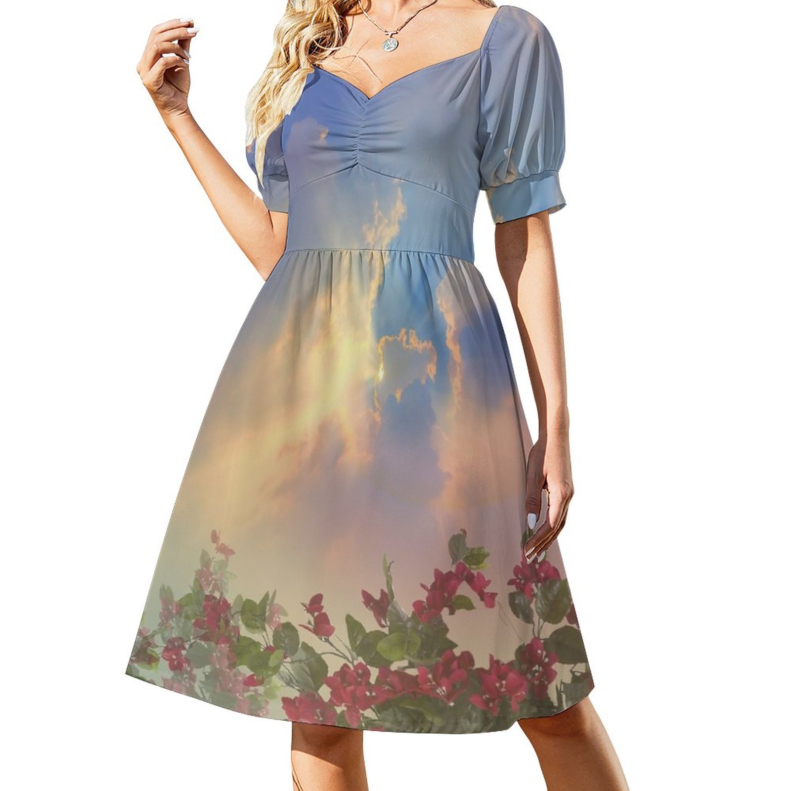 Bougainvillea-Sunset Sleeveless Dress dresses for special events women ...