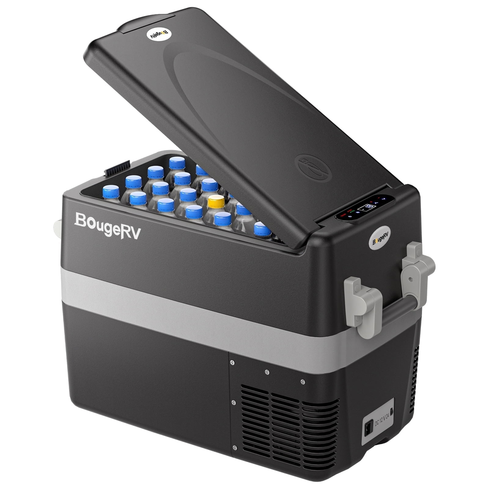 BougeRV Car Refrigerator 42 Qt, 12 Volt Refrigerator Portable Freezer ...