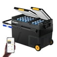 BougeRV 48QT Portable Car Refrigerator & Freezer, 12/24V DC with Dual ...