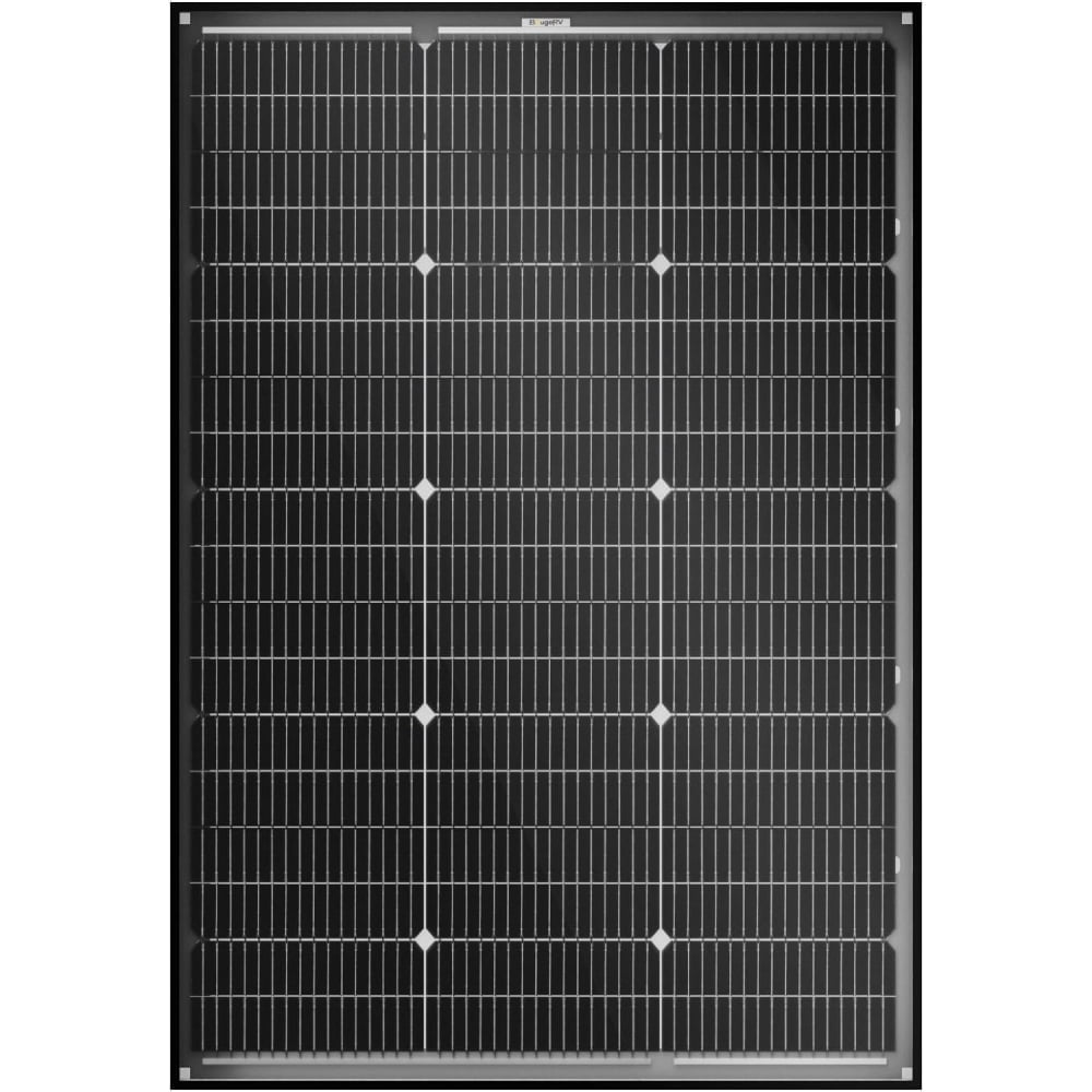 BougeRV N-Type 16BB 100W Bifacial Solar Panel for 24V Charger RV ...