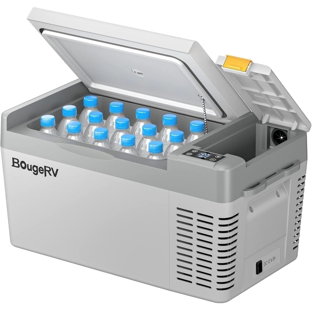 BougeRV Portable Car Refrigerator CRPRO 21 Qt, 12 Volt Fridge ...