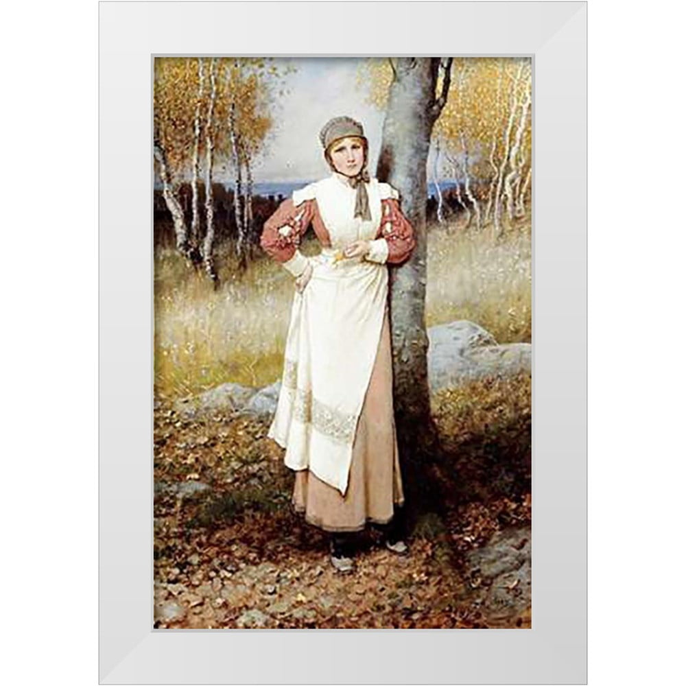 Boughton, George Henry 13x18 White Modern Wood Framed Museum Art Print ...