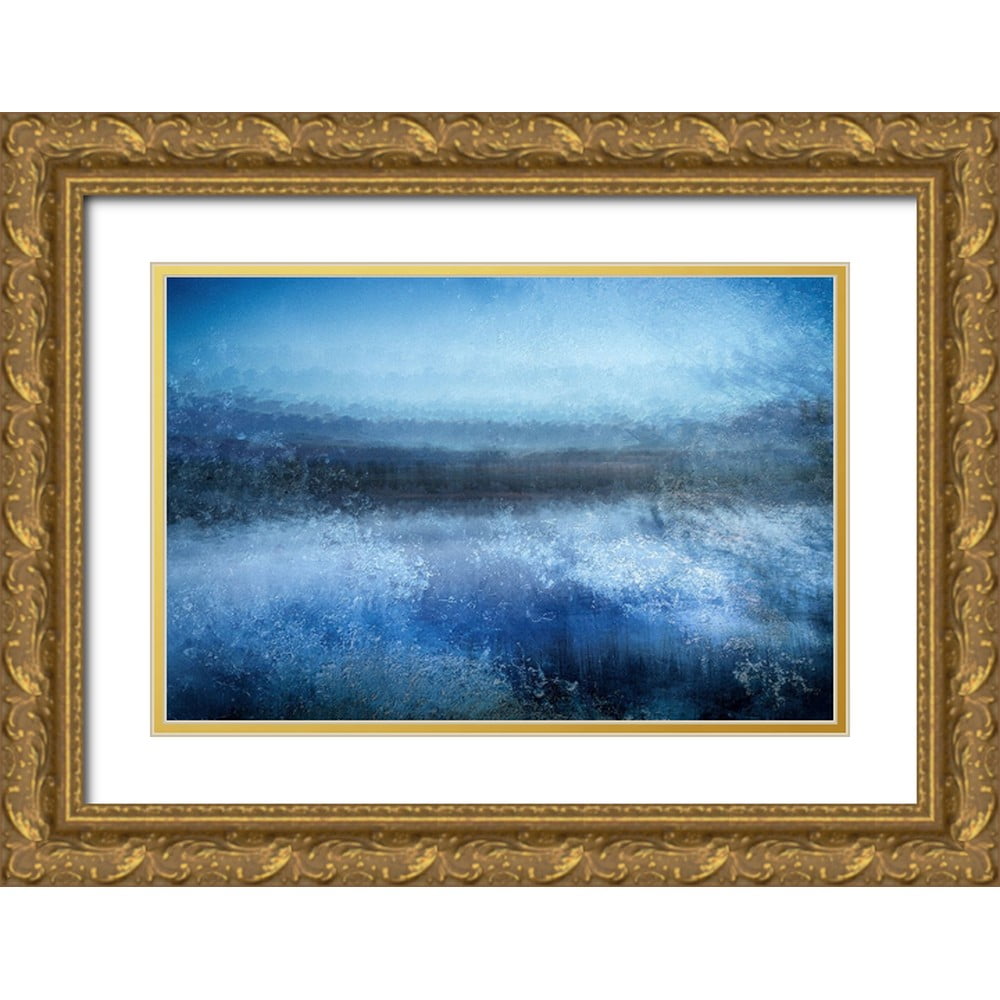 Bouhuijzen, Ina 24x17 Gold Ornate Wood Framed with Double Matting ...