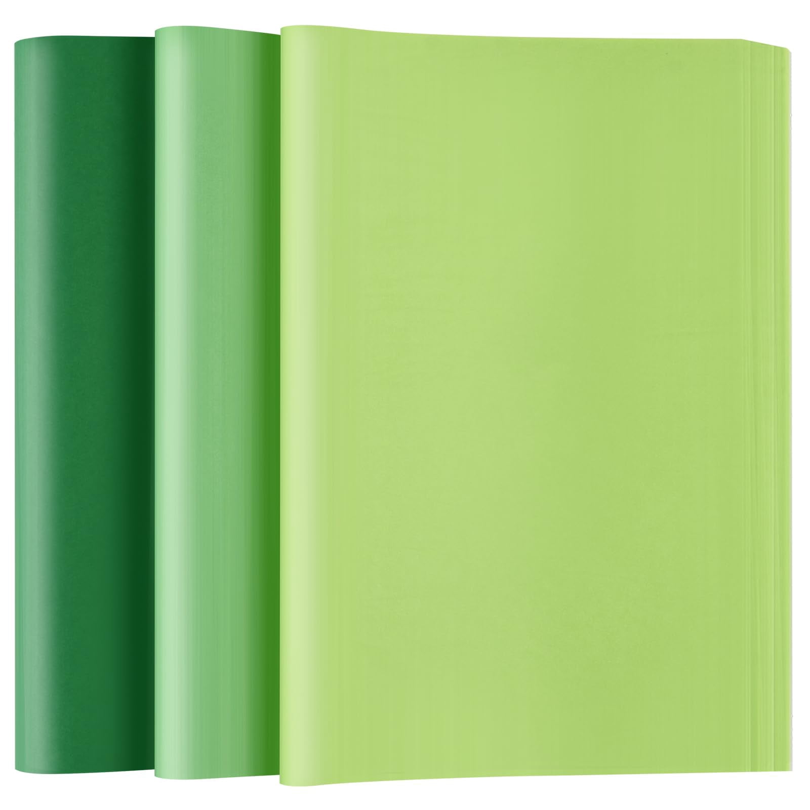Bouiexye 60 Sheets Green MMF7 Tissue Paper Multicolor Tissue Paper Bulk ...