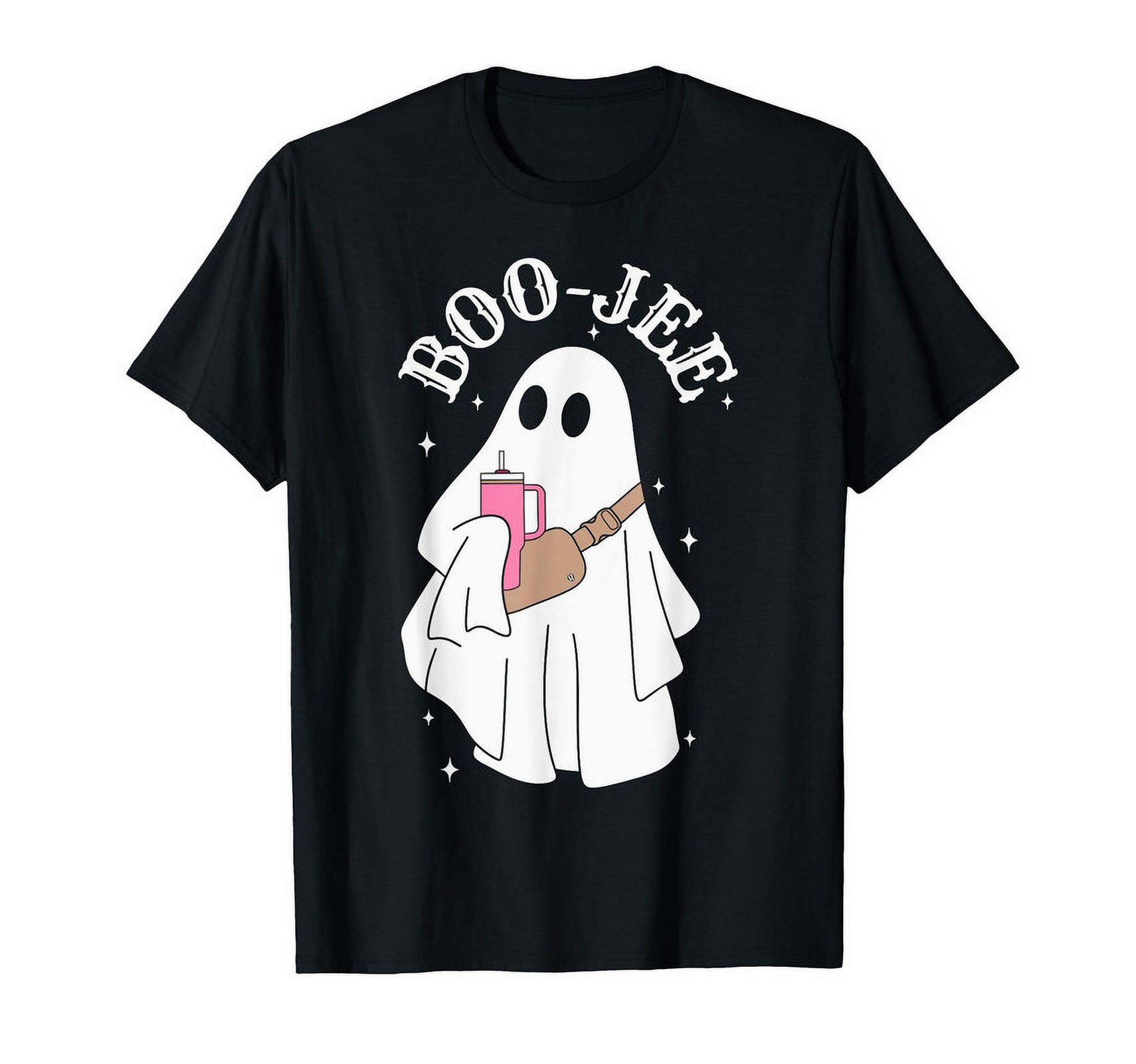 Boujee Boo-jee Cute Ghost Spooky Season Halloween Costume T-Shirt ...