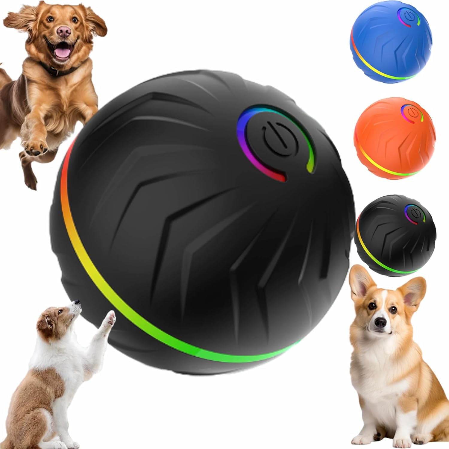 Boujee Gravity Bounce Ball, 2025 New Interactive Vibrating Dog Balls ...