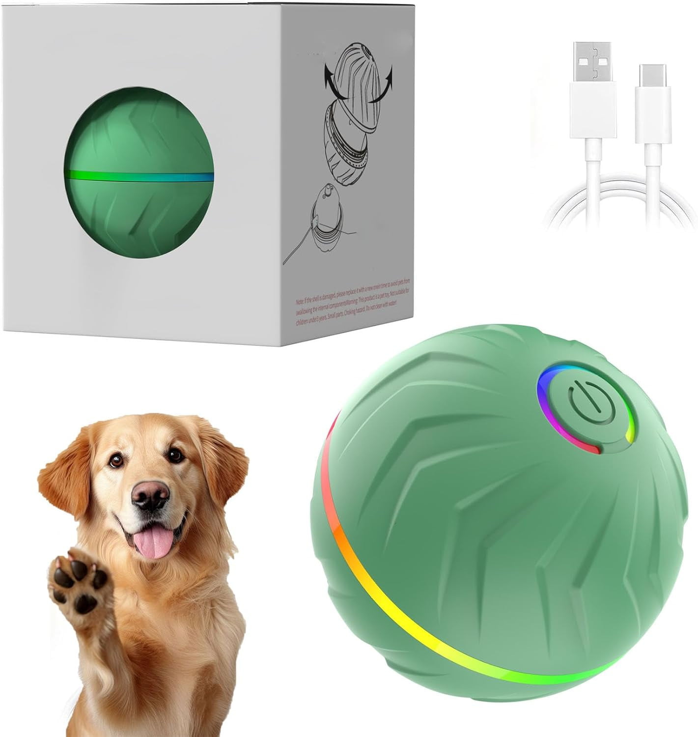 Boujee Gravity Bounce Ball, Boujee Flow Dog Toy, Automatic Bouncing ...