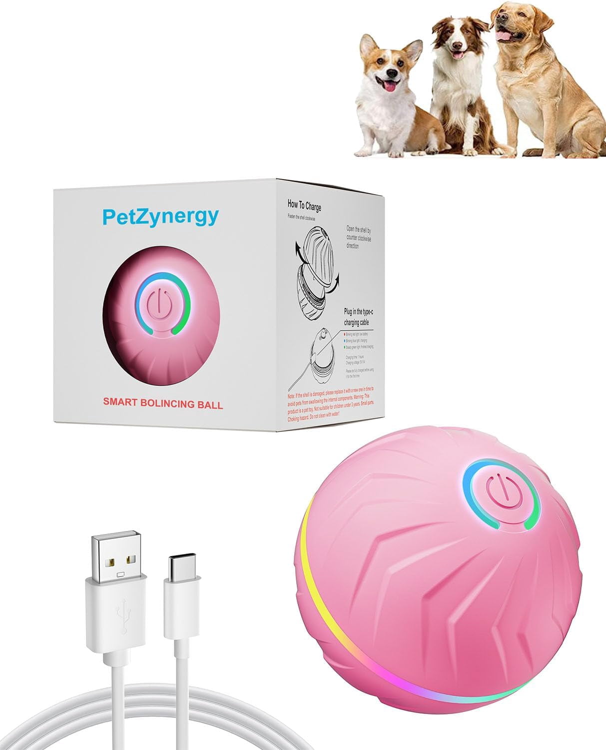 Boujee Gravity Bounce Ball, Boujee Gravity Ball Dog, Smart Motion ...