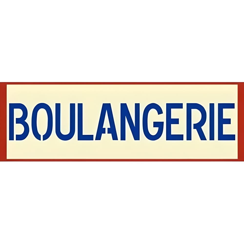Boulangerie Sign Stencil - French Bakery Reusable Laser Cut Mylar ...