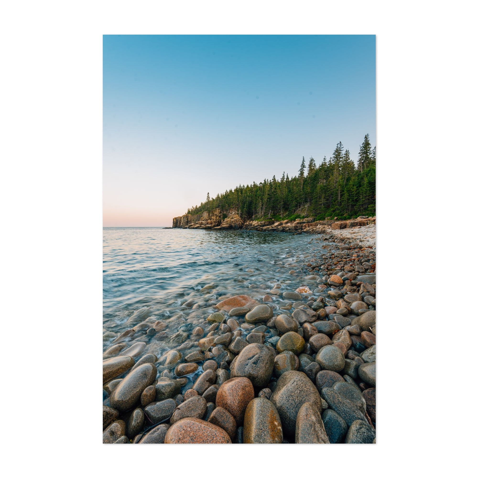 Boulder Beach - Maine Photography Unframed Wall Art Print 12 x 18 ...
