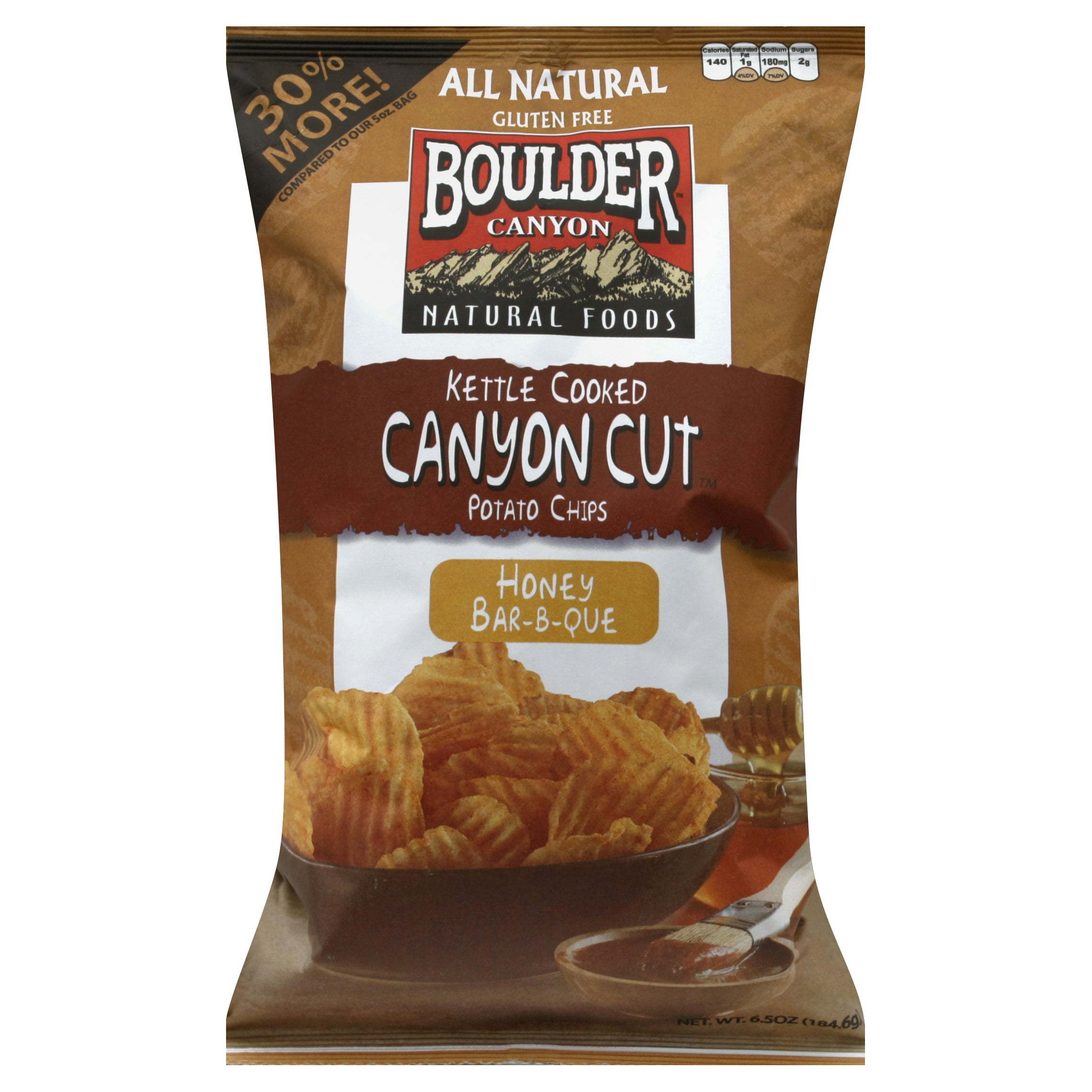 Boulder Canyon Cut Chips Canyon Honey BBQ 6.5 oz (Pack Of 12) - Walmart.com