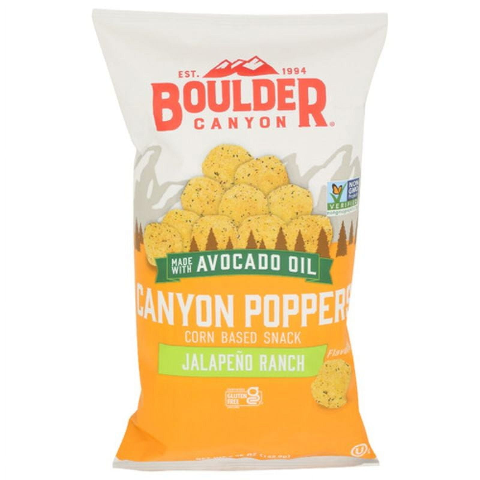 Boulder Canyon Jalapeno Ranch Canyon Poppers 5.25 oz Pack of 2 ...