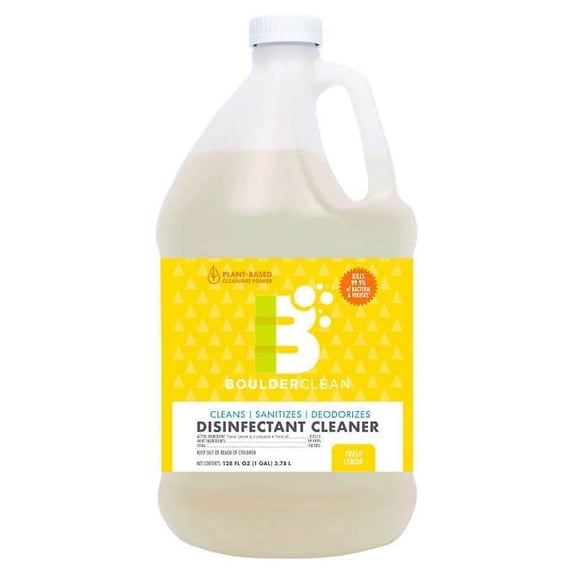 Boulder Clean Household Antibacterial Disinfectant Cleaner, Fresh Lemon ...