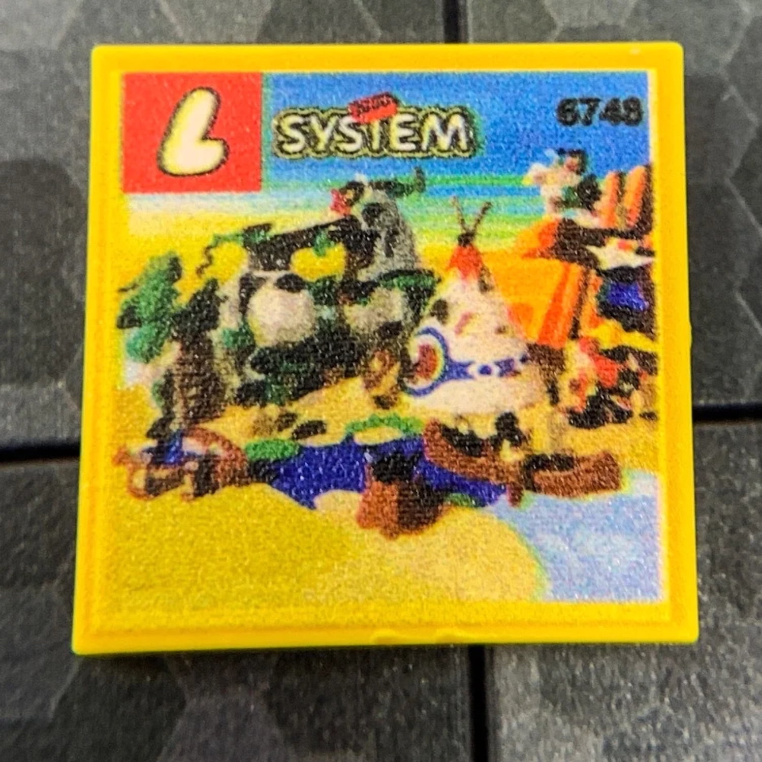 Boulder Cliff Canyon Western Set 6748 - Custom Printed 2x2 Tile ...