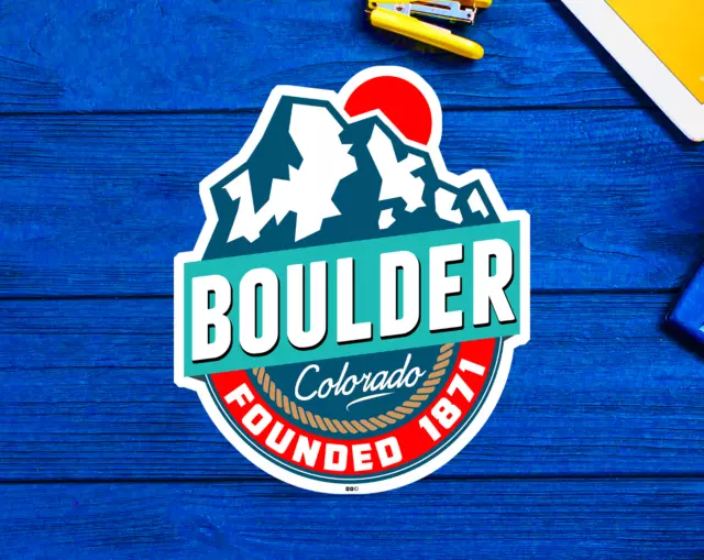 Boulder Colorado Decal Sticker Rocky Mountains X Phone Decal Water ...