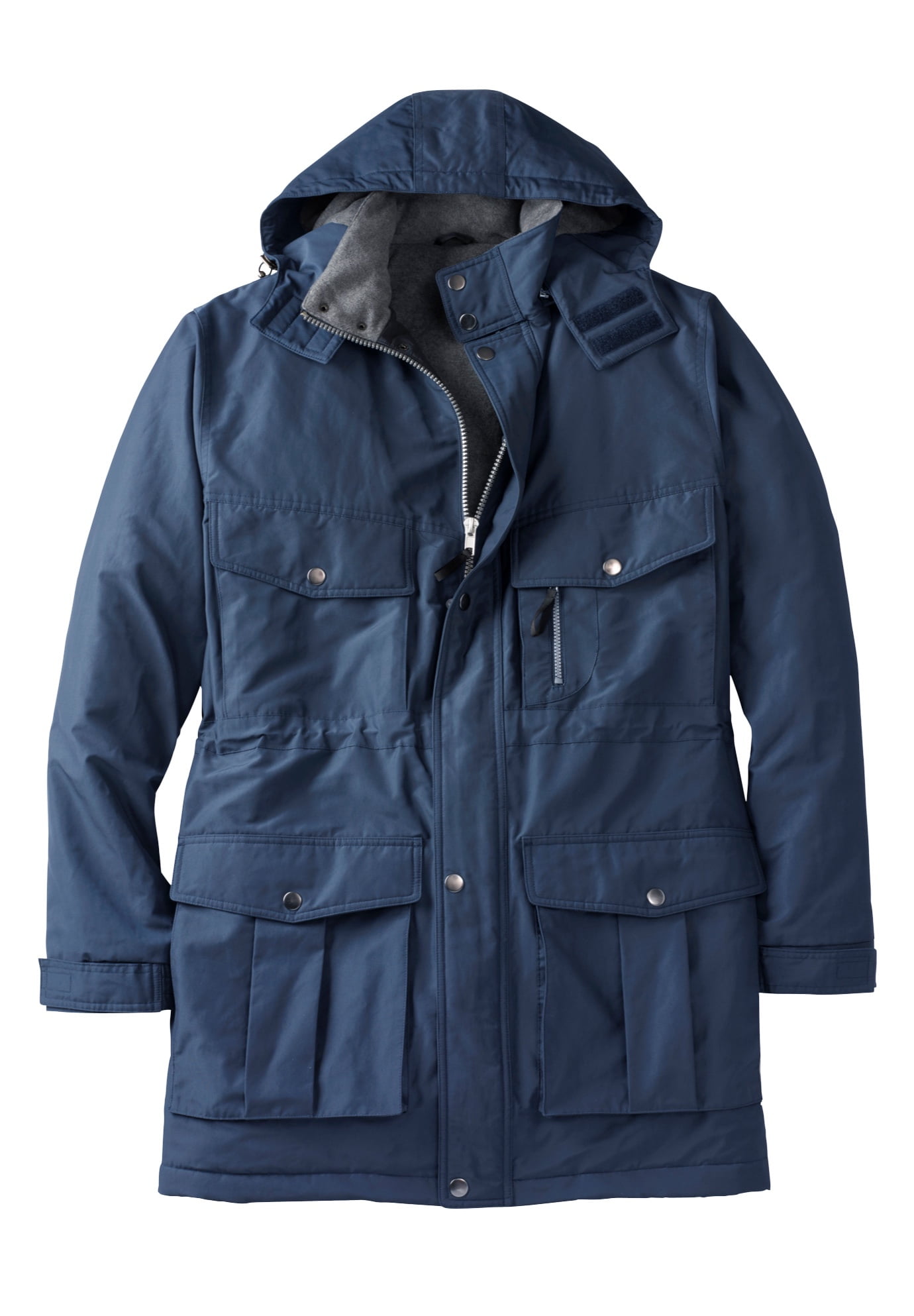 Boulder Creek by KingSize Men's Big & Tall Fleece-Lined Parka With ...
