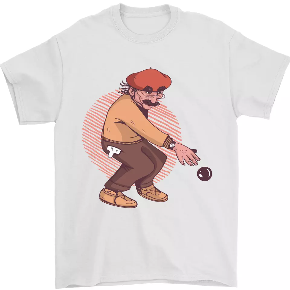 Boule Man Bowls Petanque Balls Mens T-Shirt 100% Cotton - Walmart.com