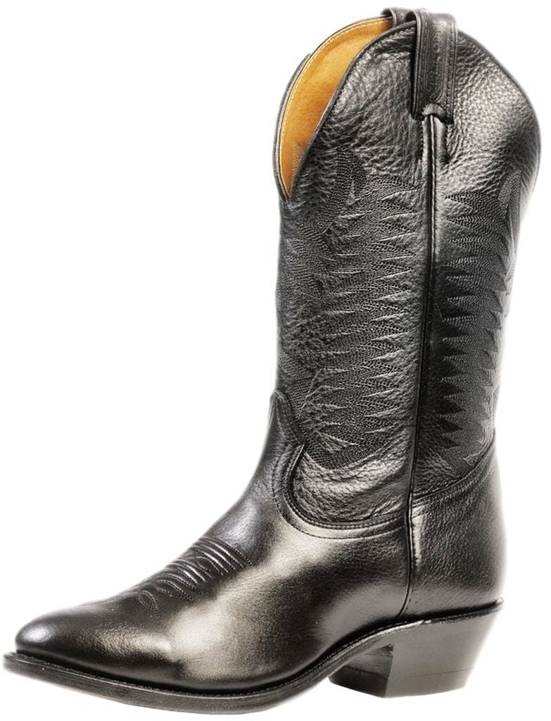 Boulet Western Boots Mens Leather 7.5 3E Sporty Black Deertan 9502 - Walmart.com