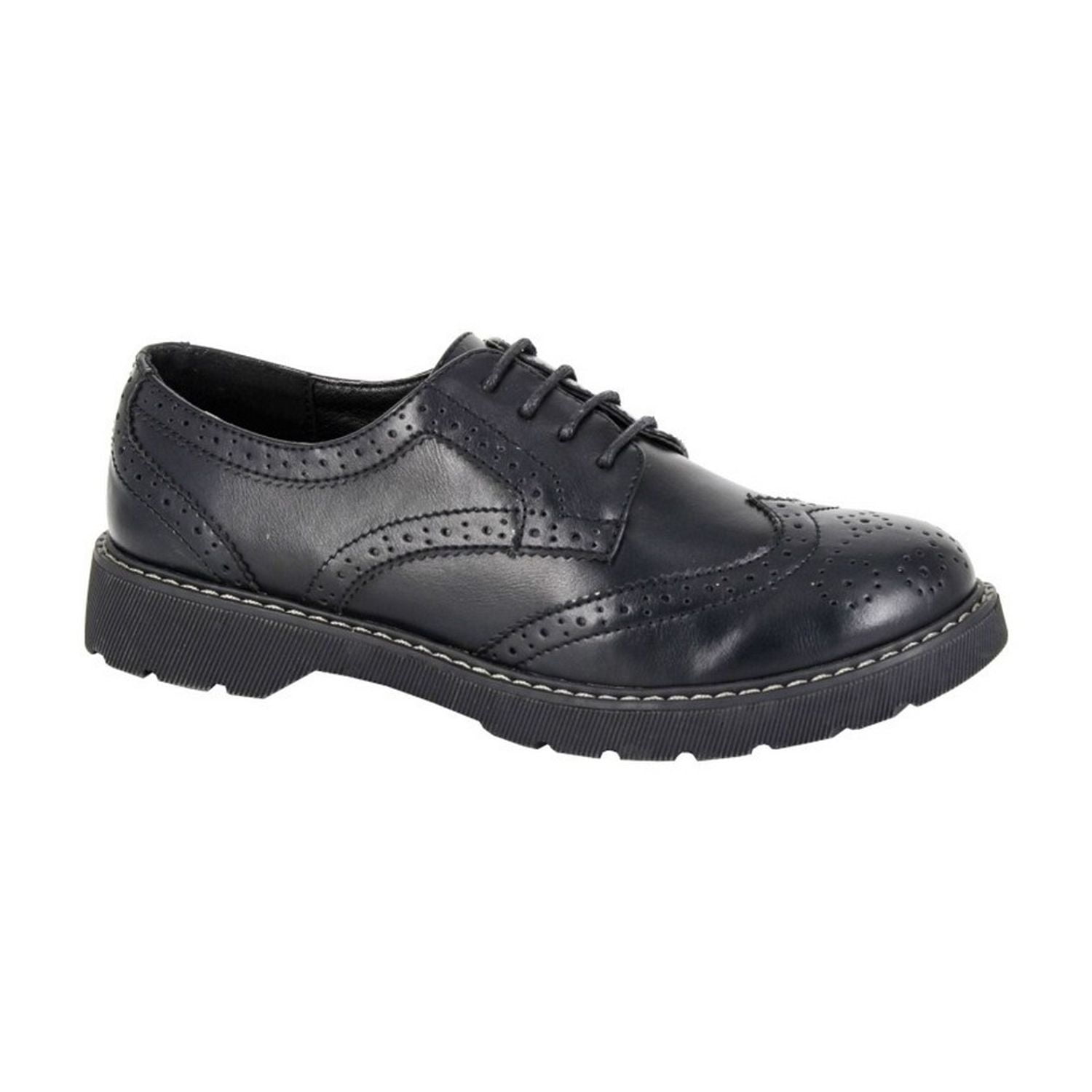 Boulevard Womens Matte PU Brogues - Walmart Business Supplies