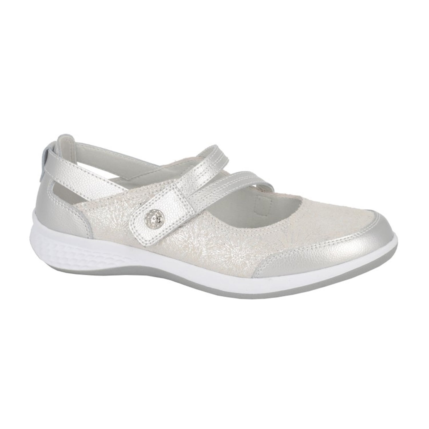 Boulevard Womens Sparkle Suede Touch Fastening Bar Shoes - Walmart.com