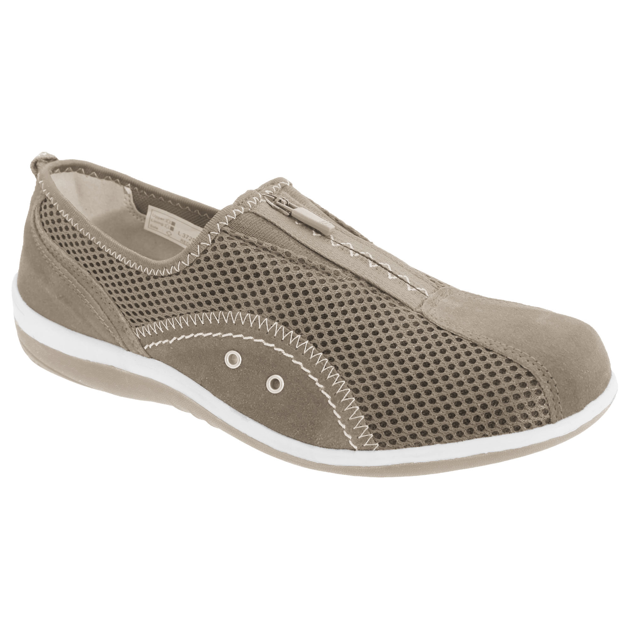 Boulevard Womens Zip Elastic Gusset Leisure Shoes - Walmart.com