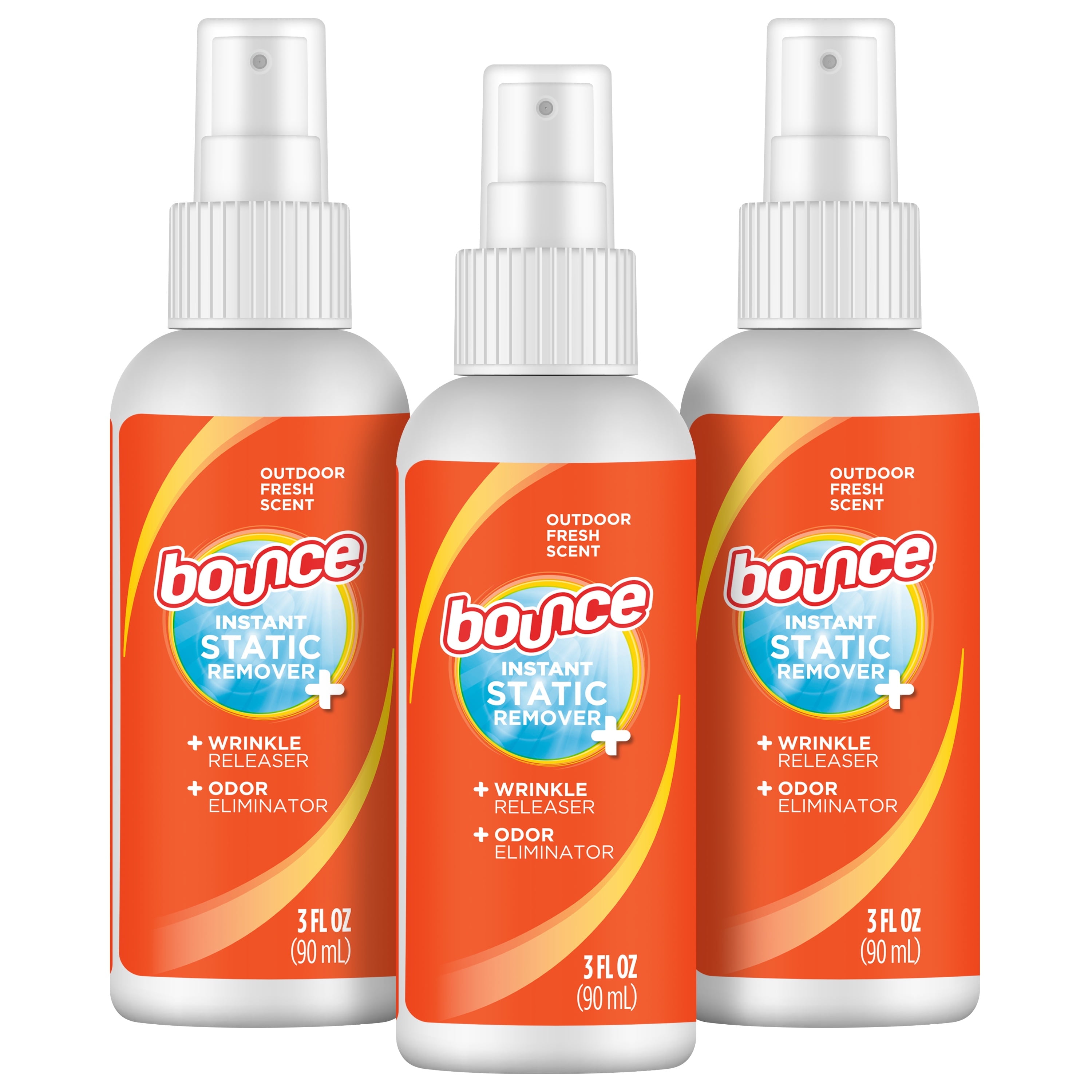Bounce 3-in-1 Clothes Spray: Wrinkle Release, Odor Eliminator, Fabric ...