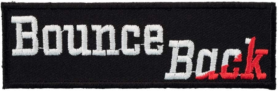 Bounce Back Patch, Motivational Sayings Patches - Walmart.com