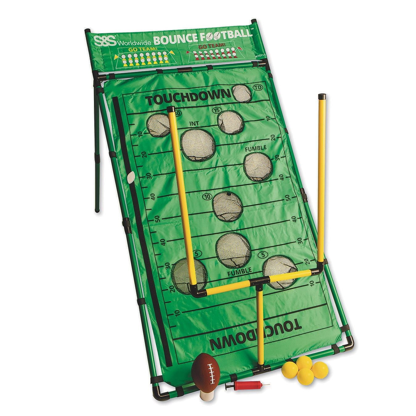 Free Shipping! SS Bounce Football Kids Game with Target, Goal Post ...