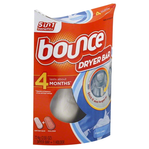 Bounce Dryer Bar Kit Fresh Linen 4 Months - Walmart.com