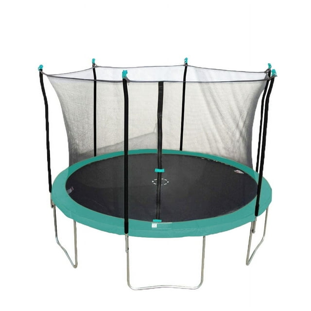 Bounce Pro 15ft Round Trampoline with Enclosure and Electron Shooter ...
