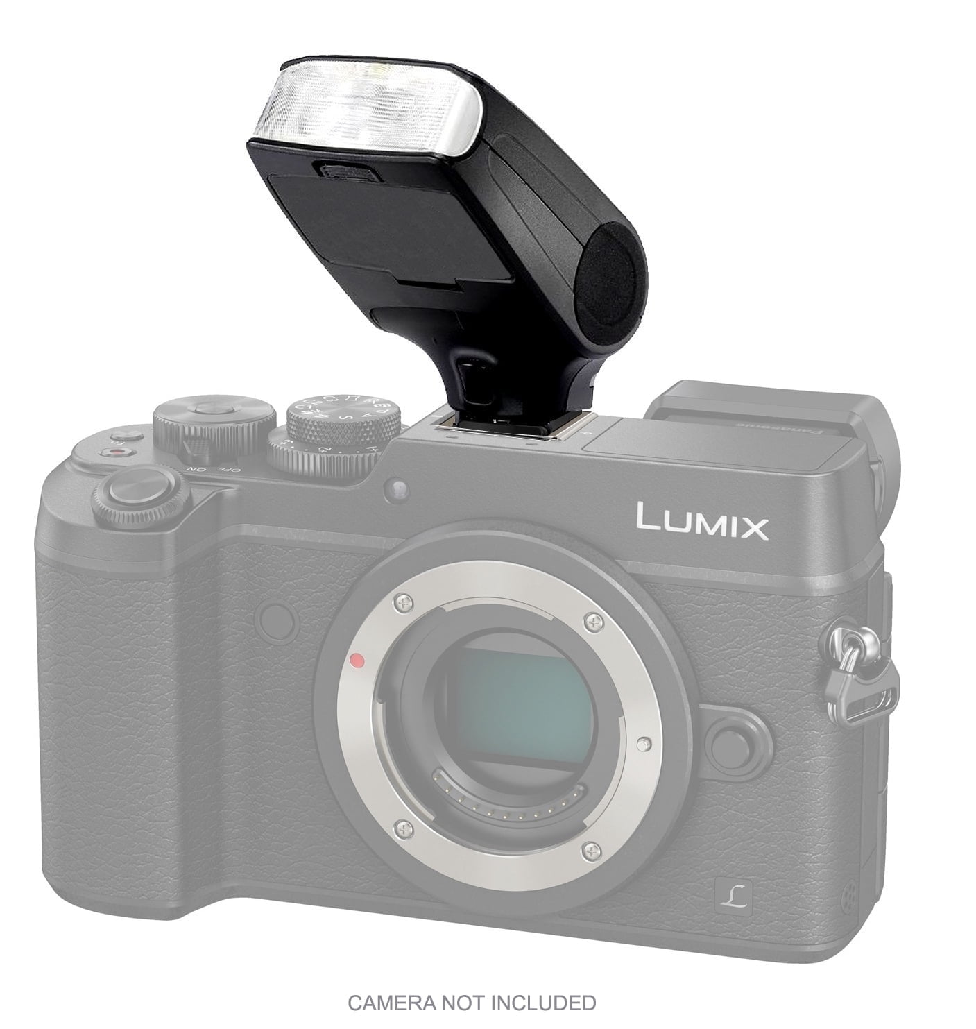 Bounce & Swivel Head Compact Flash For Panasonic Lumix DC-LX100 II ...