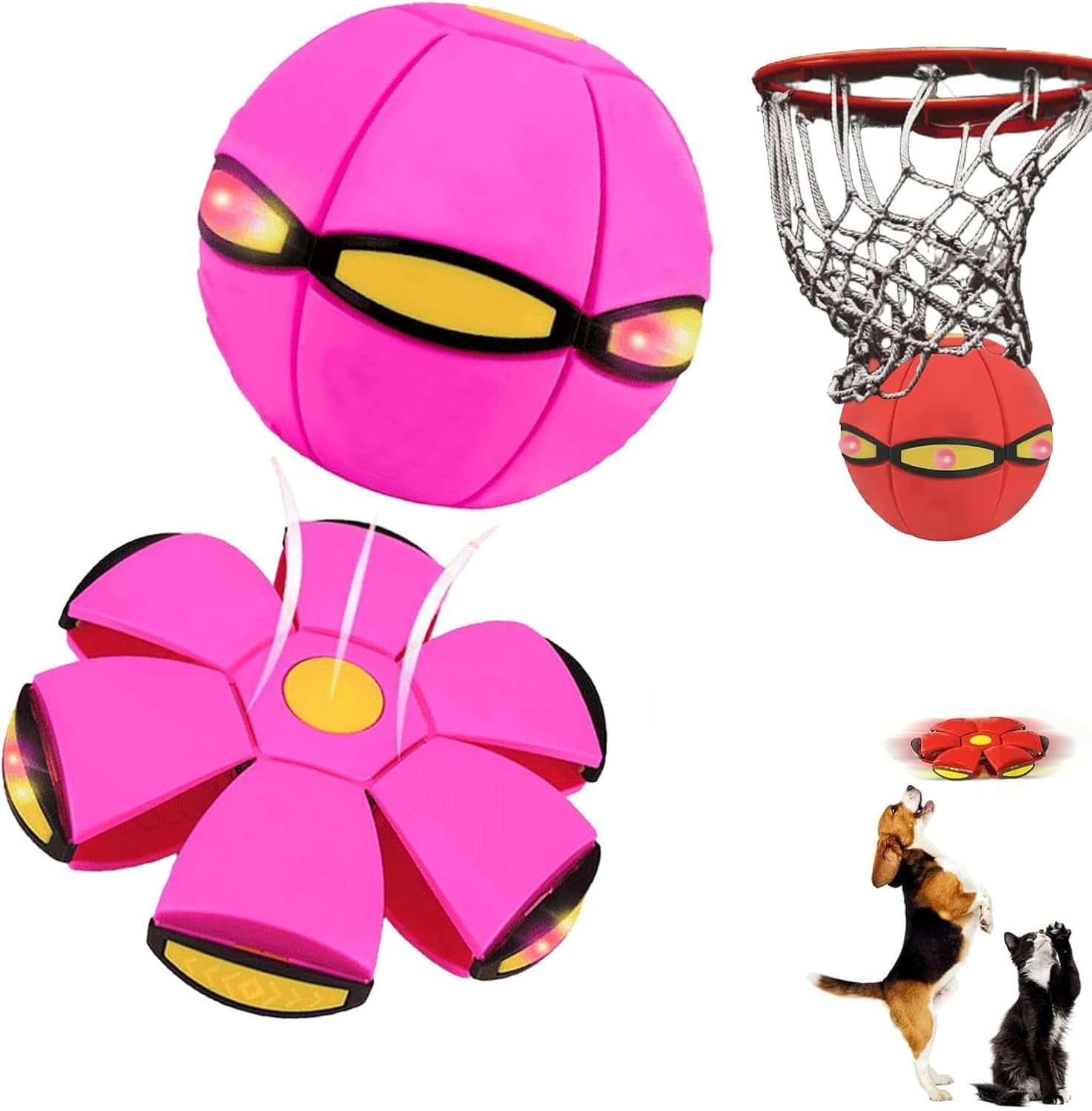 Bouncing Ball, Magic Flying Saucer, Bouncy Ball, Parent-Child ...