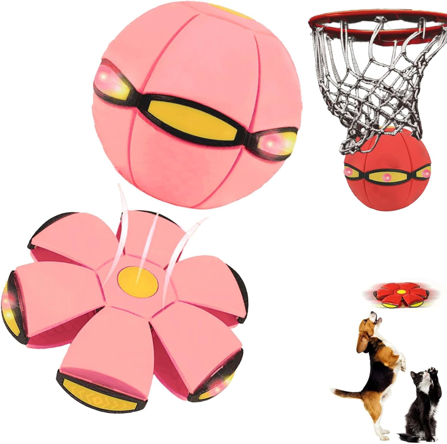 Bouncing Ball, Magic Flying Saucer, Bouncy Ball, Parent-Child ...