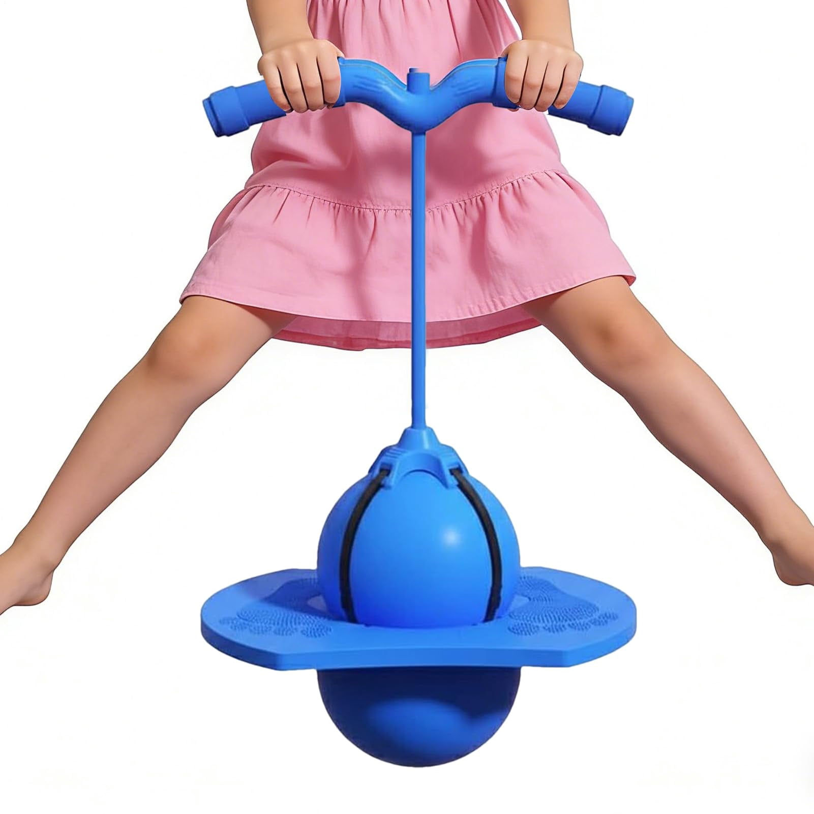Bouncing Ball With Handle, Bounce Jump Trick Board, Fun Anti-Slip Stick ...