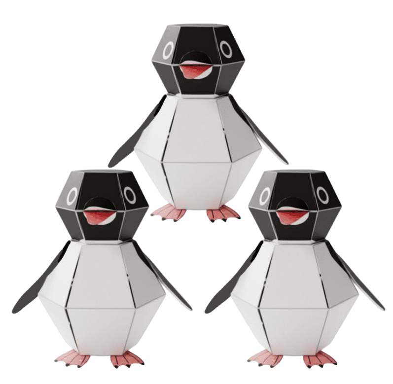 Bouncing Buddy Penguin Craft Kit, Penguin Paper Craft Kit for DIY Arts ...