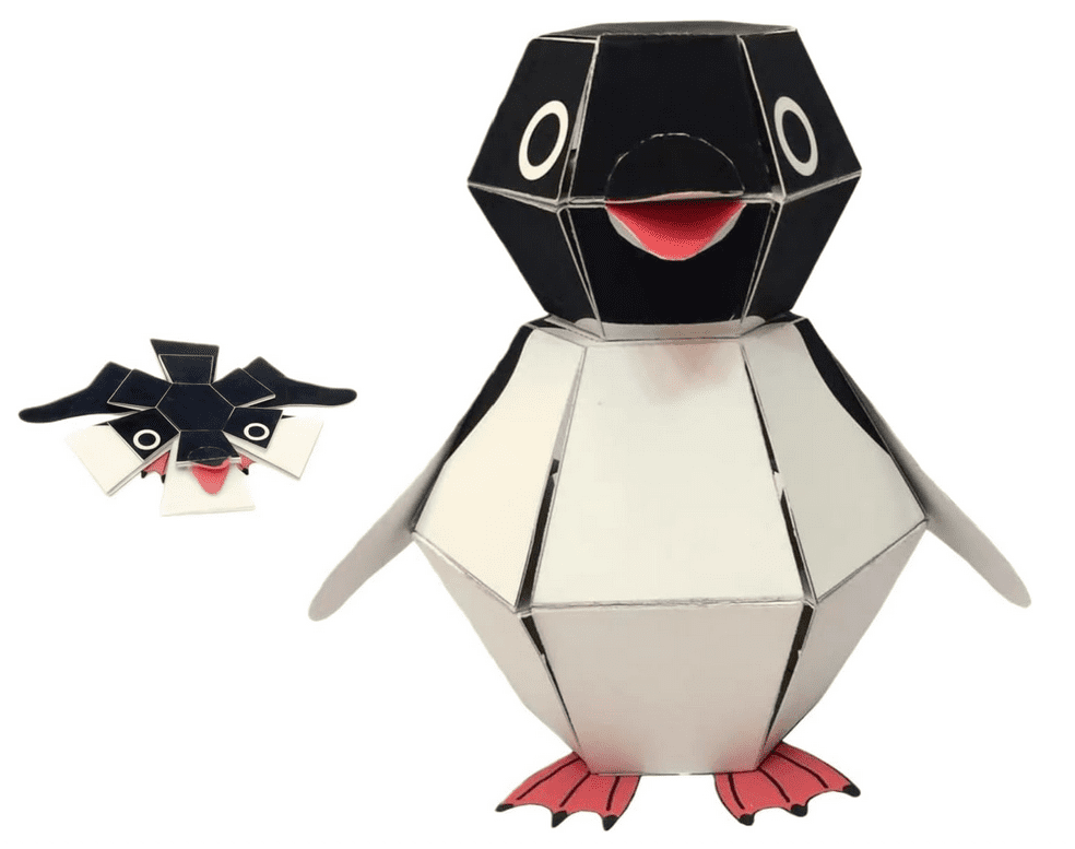 Bouncing Buddy Penguin Craft Kit, Penguin Paper Craft Kit for DIY Arts ...