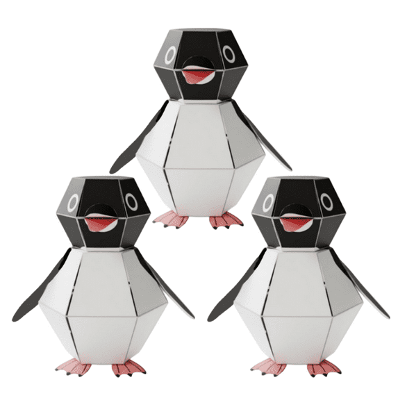 Bouncing Buddy Penguin Craft Kit, Penguin Paper Craft Kit for DIY Arts ...