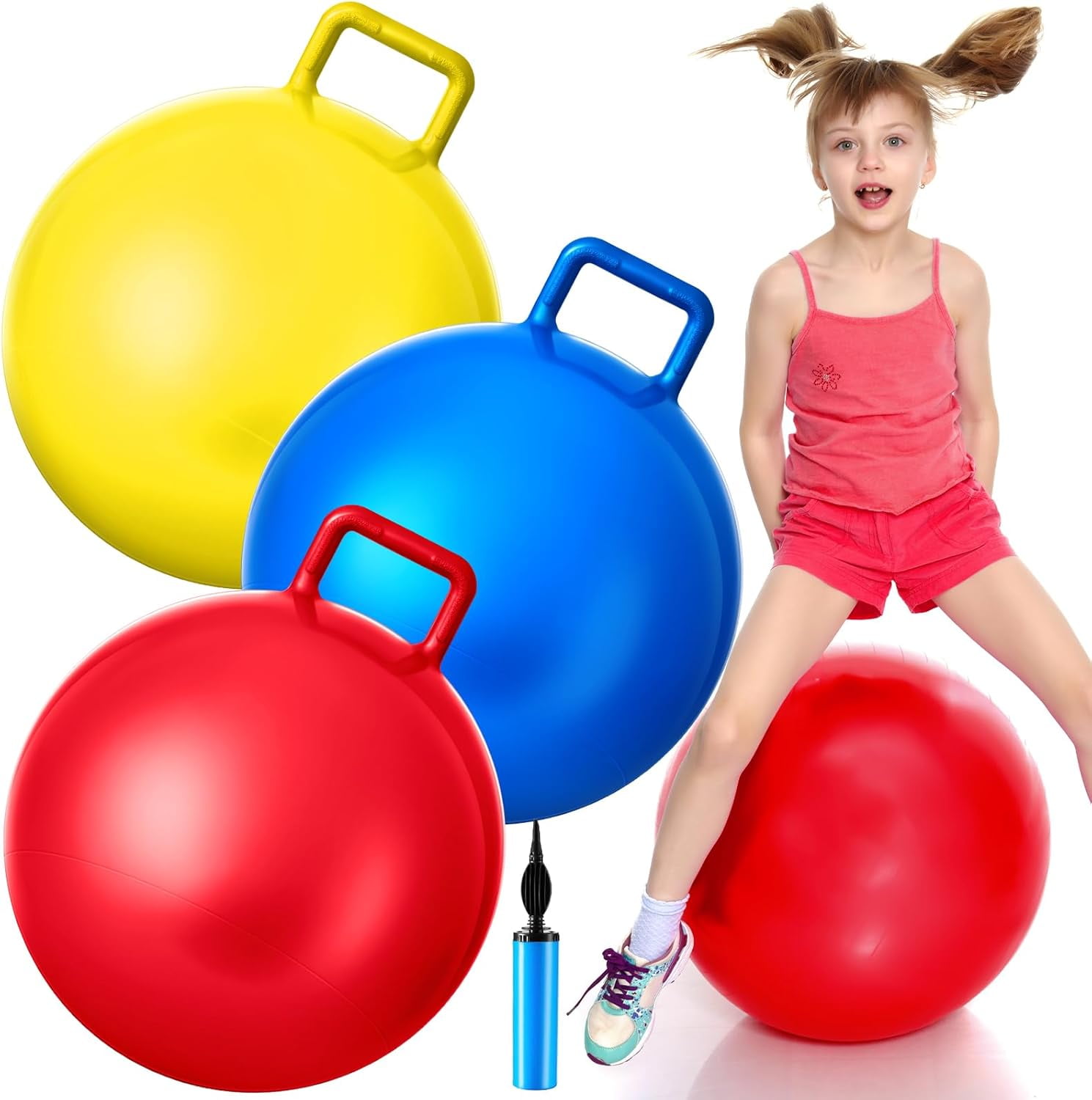 Bouncing Fun! Red Hopper , Mega 18" Inflatable Heavy Gauge Durable ...
