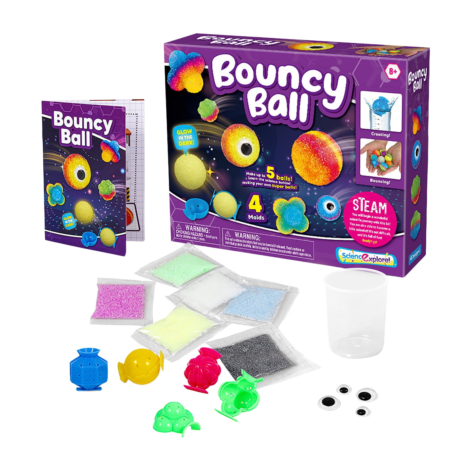 Bouncy Ball Science Kit,DIY STEM Toys,Make Your Own Ball Science Kits ...