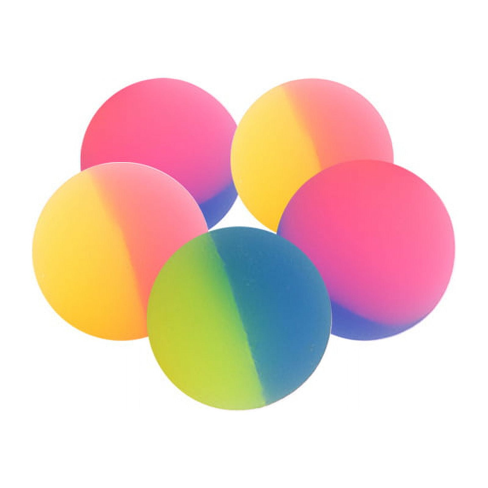 Bouncy Balls for Kids, Set of 5, Bouncing Balls with a Frosty Look and ...