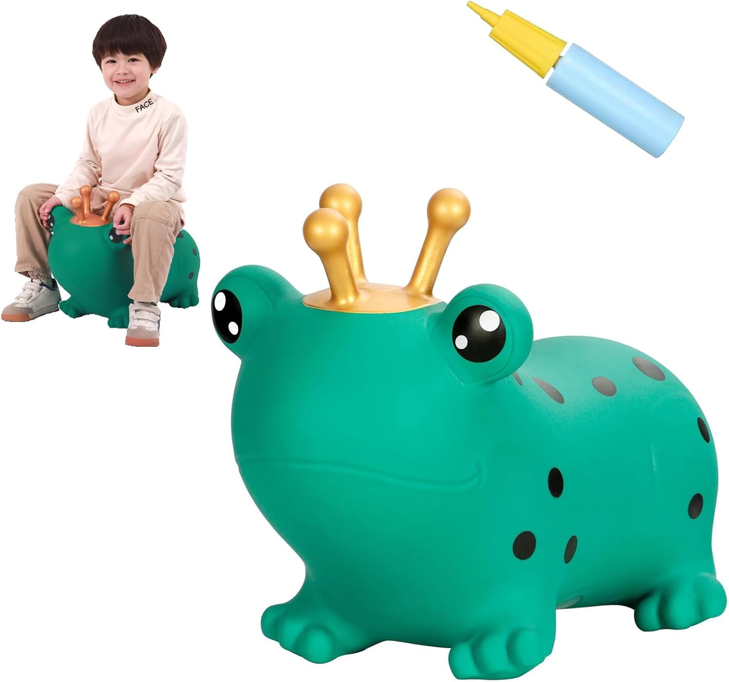 Bouncy Bull Farm Animal Hopping Toys for 1 2 Year Old Boy Gifts, Ride ...