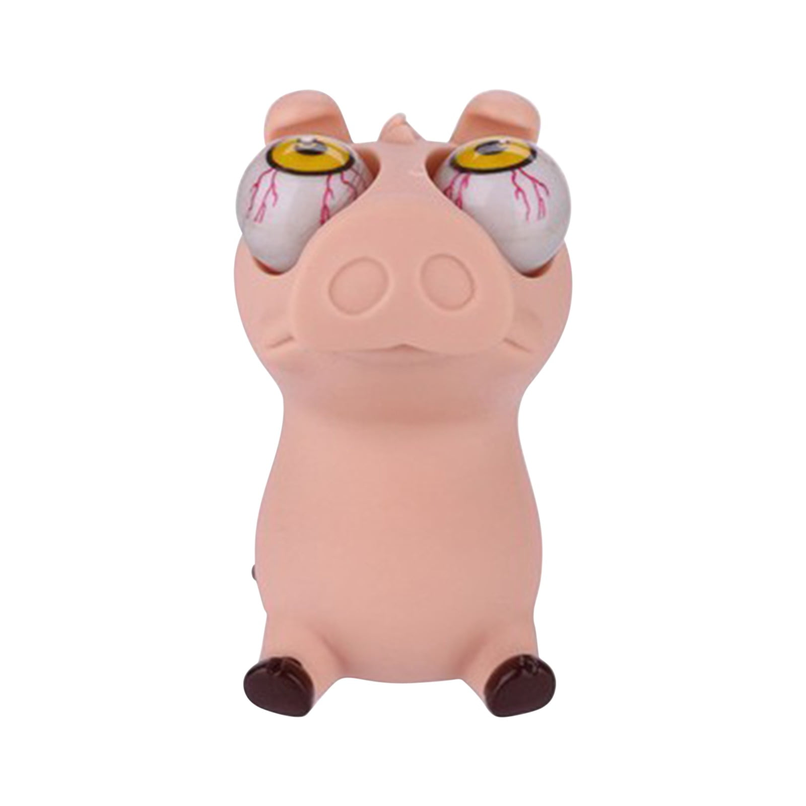 Bouncy Eye Popping Stress Relief Toy - Pa/Cow/Pig/Dinosaur/Dog/Monkey ...