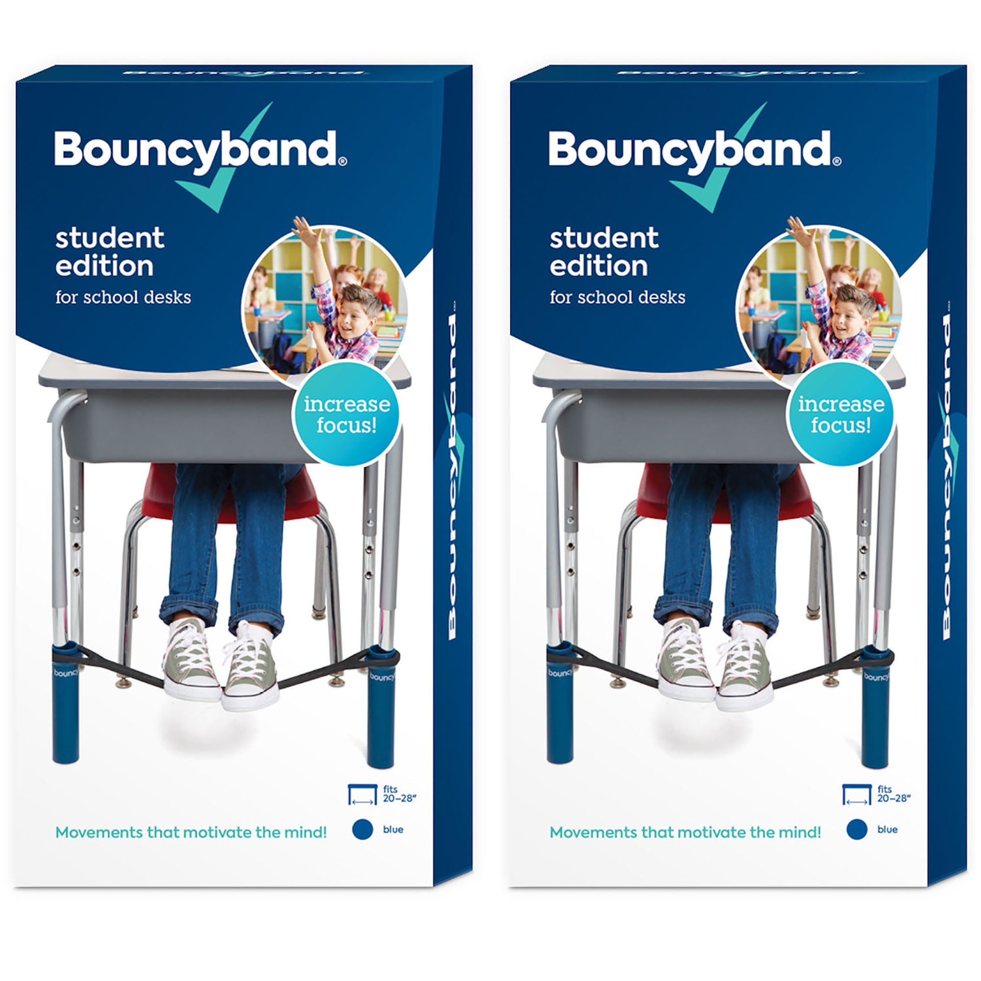 Bouncyband for Desk, Blue, 2 Count - Walmart.com