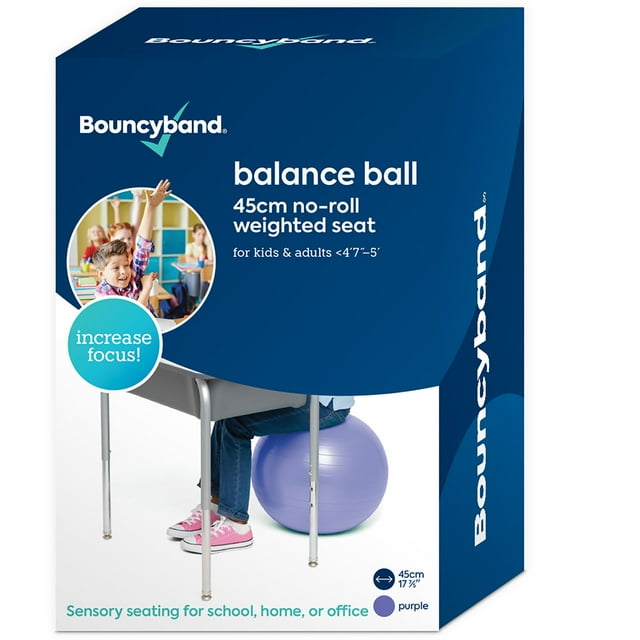 Bouncybands® Balance Ball 45cm Purple - Walmart.com