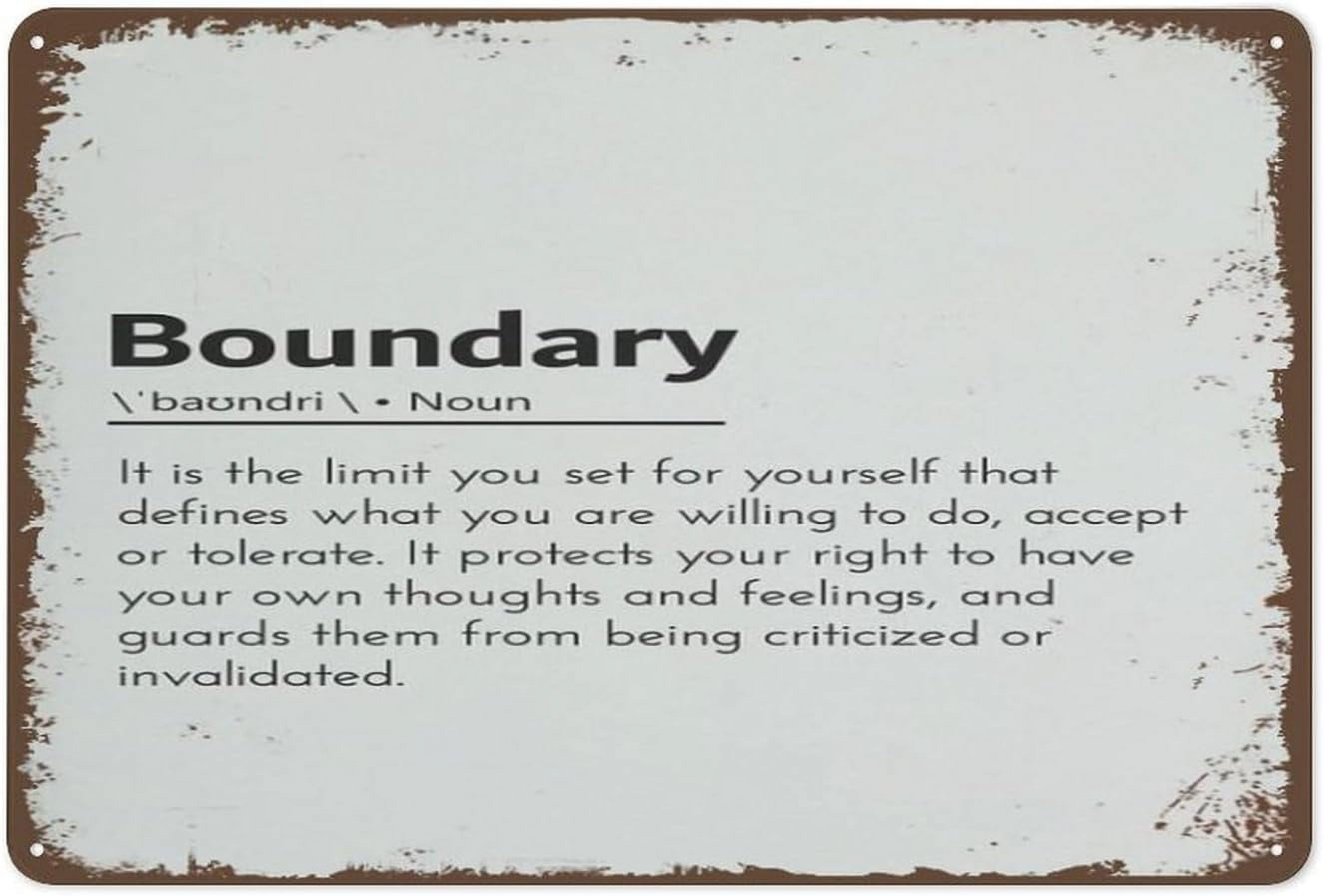 Boundary Definition,Personal Boundaries,Personal Growth,Boundary ...