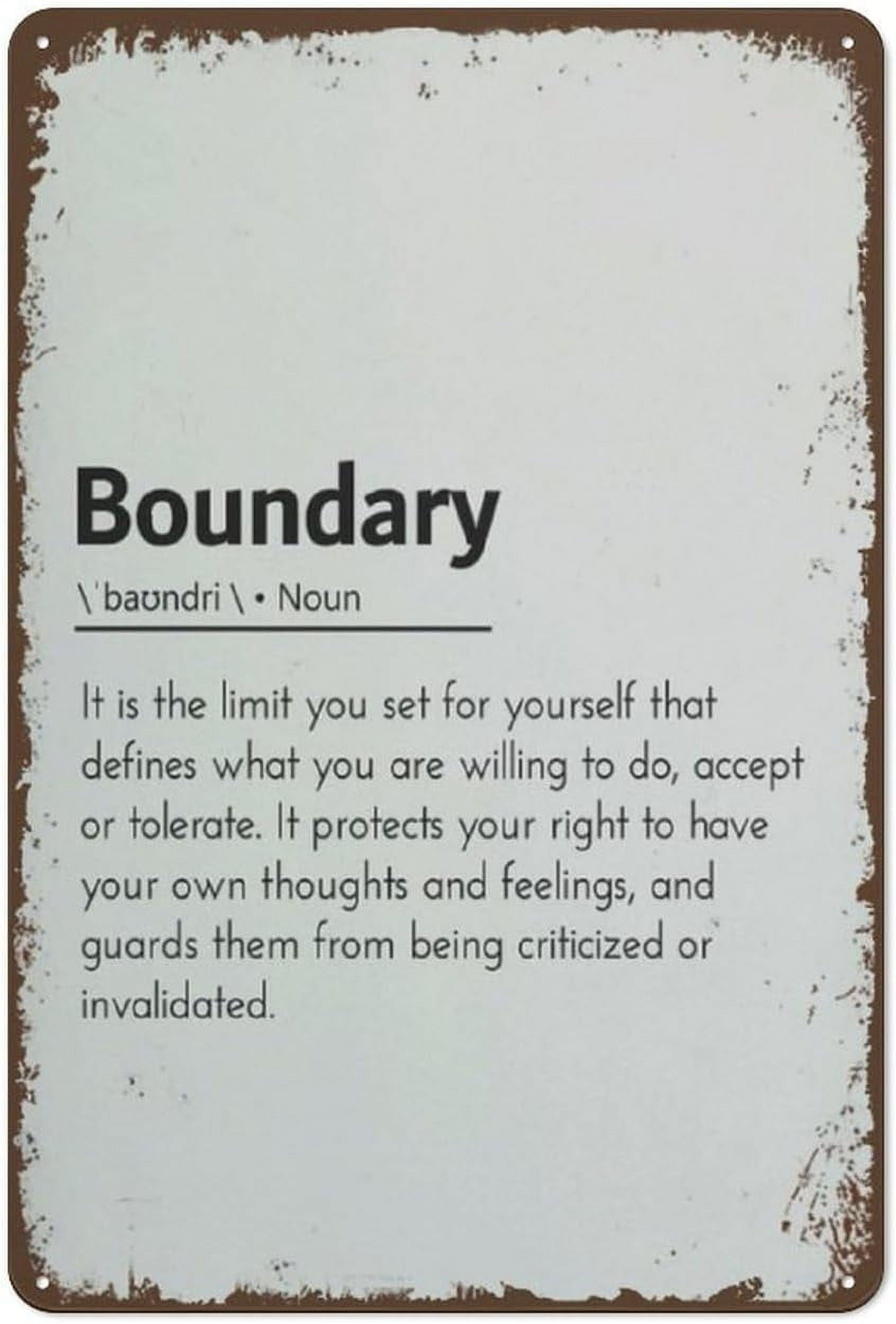 Boundary Definition,Personal Boundaries,Personal Growth,Boundary ...