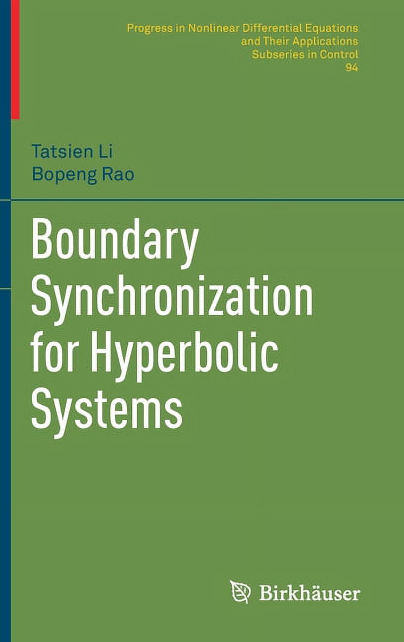 Boundary Synchronization for Hyperbolic Systems, (Hardcover) - Walmart.com